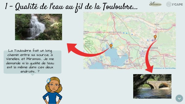 A4 - Qualité de l'eau au fil de la Touloubre...... | Genially