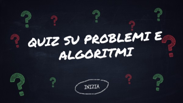 Quiz su algoritmi