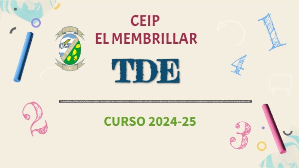 Presentación TDE 24_25 | Genially