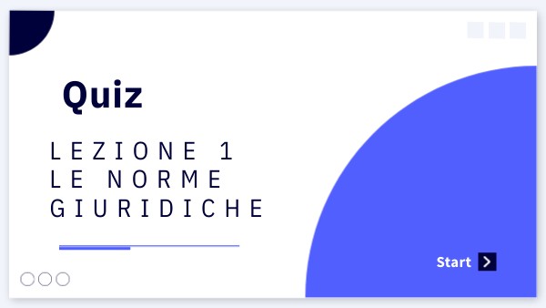 Quiz ripasso lezione 1 - Le norme giuridiche
