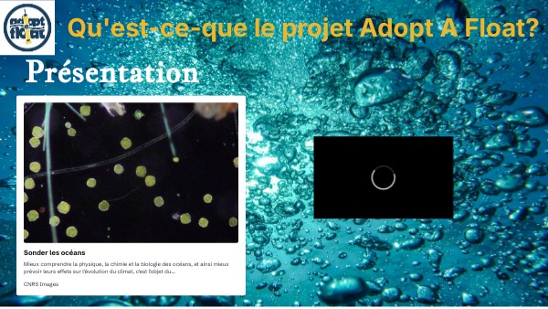 Séance 1: Projet Adopt A Float