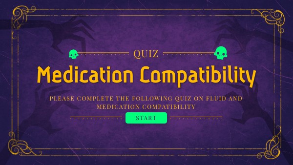 Medication Compatibility Quiz | Genially