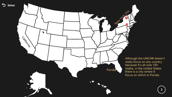 Regional spotlight interactive map
