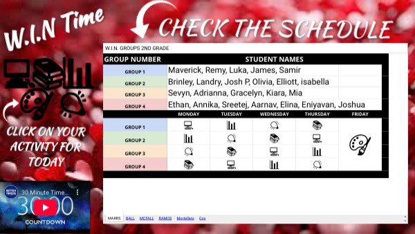 2nd W.I.N. Time Activities 24-25 | Genially