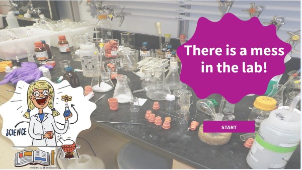 There is a mess in the lab!