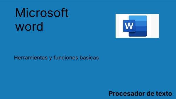 Interfaz de word | Genially