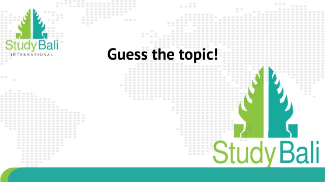 Guess the topic!