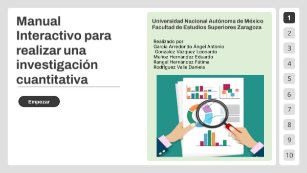 Manual interactivo para realizar una investigación cuantitativa | Genially