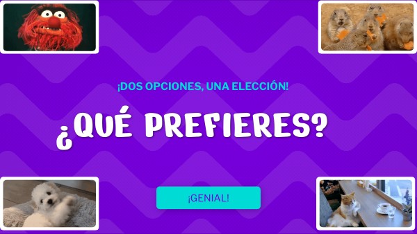 Juego qué prefieres