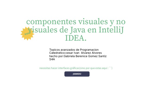 componentes visuales y no visuales | Genially