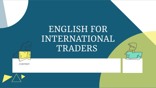 - international TRADE.1st week