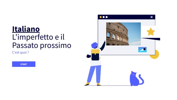 Italiano Imperfetto e Passato prossimo | Genially