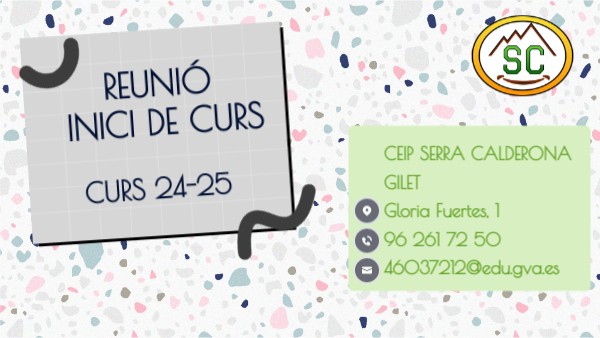 REUNIÓ INICI DE CURS | Genially