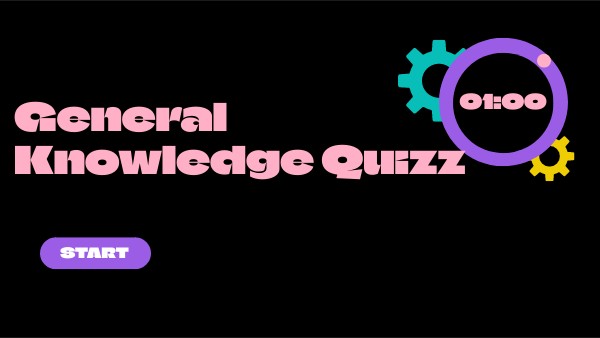 General knowledge quizz