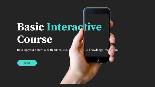 Cours interactif basique | Genially