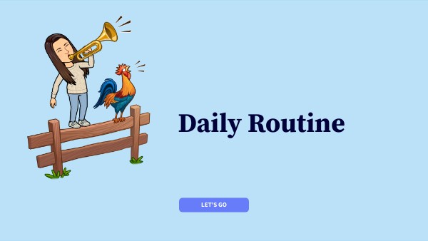Daily routine 2 | Genially
