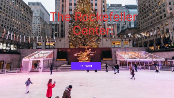 projet anglais Rockefeller Center | Genially