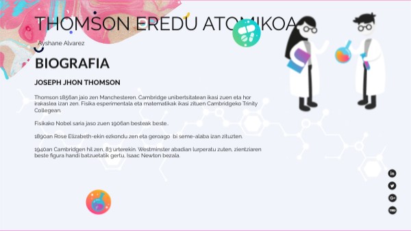 Thomson eredu atomikoa