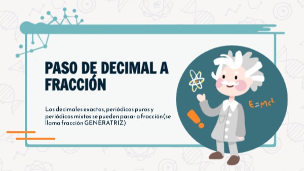 Paso decimal_fracción 3º ESO | Genially