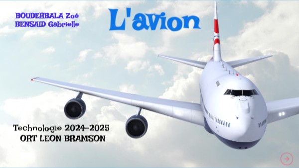 L'avion | Genially