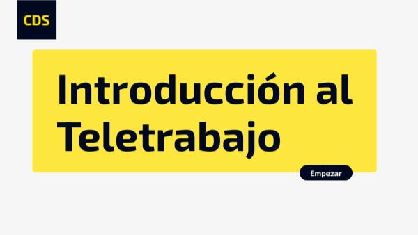 Introducción al HO - CDS | Genially