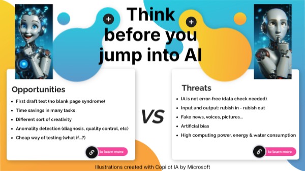 Think before you jump (into the AI)