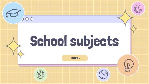 School subjects - U1 (NewTiger 4)