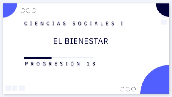 CS I P13_El binestar | Genially