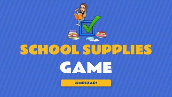 SCHOOL SUPPLIES | Genially