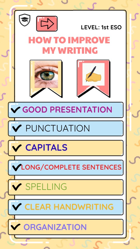 How to improve my writing | Genially