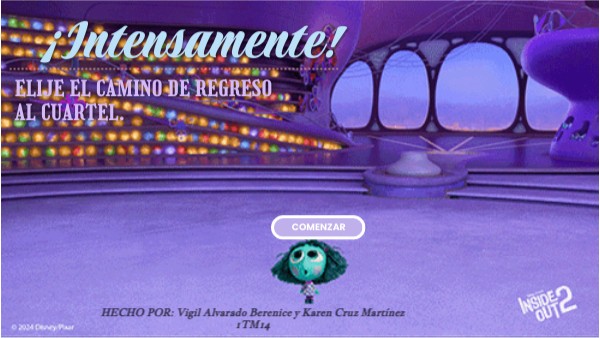 Juego laberinto secuencia INTENSAMENTE | Genially