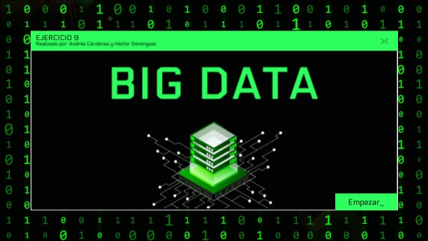 Ejercicio 9: Big Data | Genially