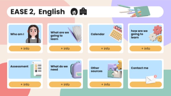 EASE 1 English | Genially