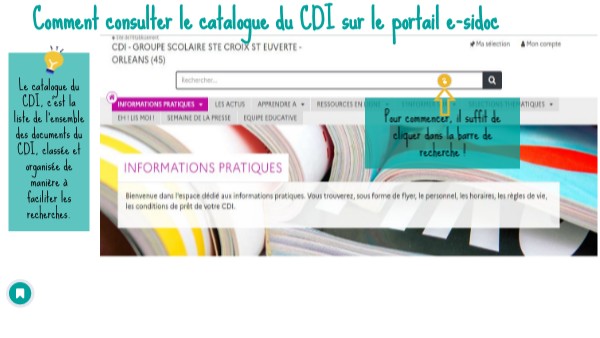 Recherche sur e-sidoc