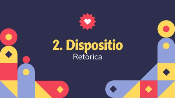 1. dispositio