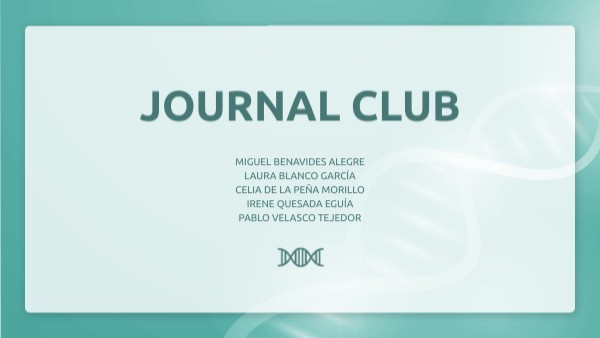 JOURNAL CLUB | Genially