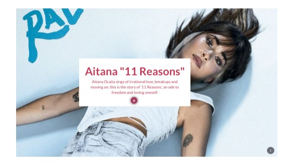 AITANA "11 REASONS" | Genially