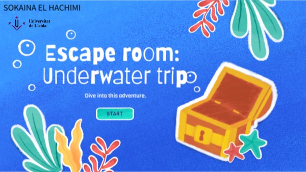 Escape room: underwater trip | Genially