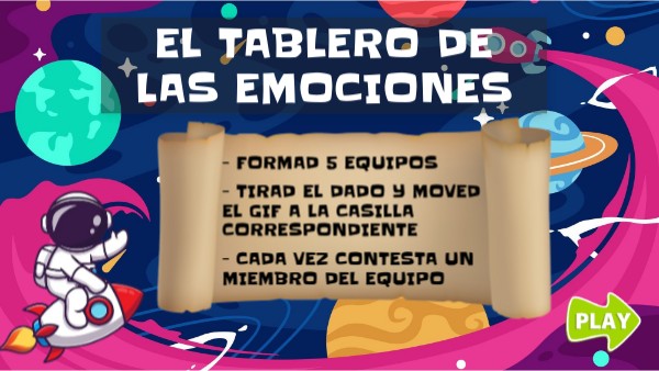 Tablero emociones | Genially