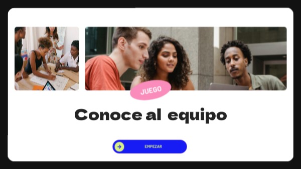 Juego conoce al equipo | Genially