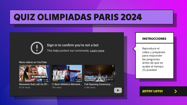 Quiz Olimpiadas Paris 2024