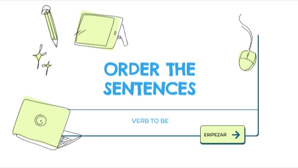 ORDER THE SENTENCES 4TH GRADE