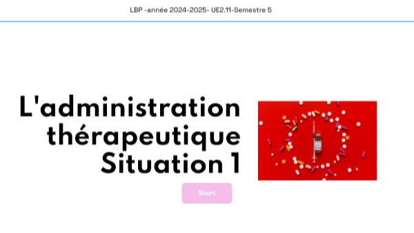 Situation 1 UE 2.11 S5 2024-2025 | Genially