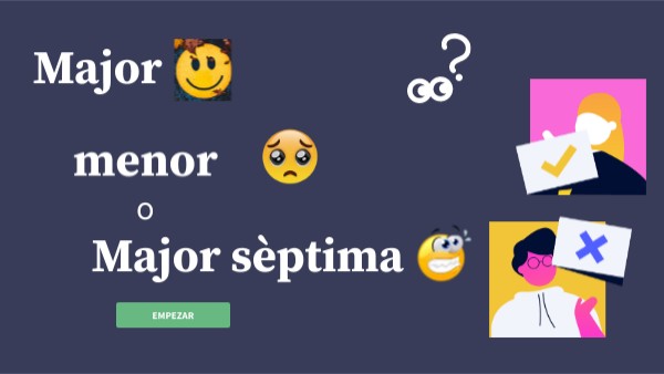 Major, menor, Major7