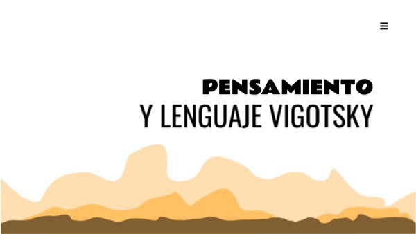 PENSAMIENTO Y LENGUAJE VIGOTSKY