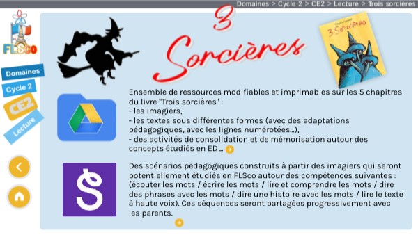 CE2 - TROIS SORCIERES | Genially