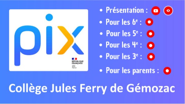 PIX Gemozac 2024-25 | Genially