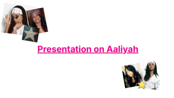 Exposer Aaliyah en anglais