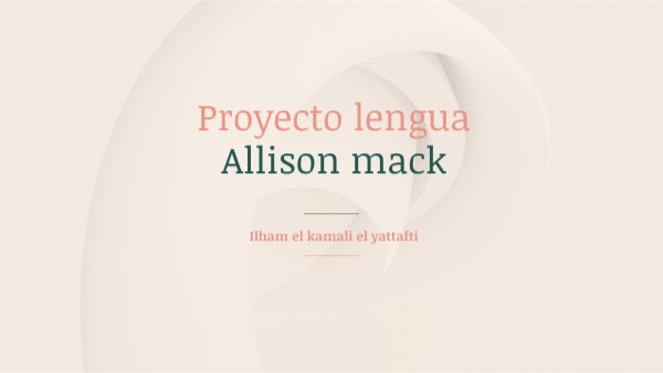 Allison Mack | Genially