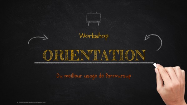 Workshop Parcoursup Milan accueil 2024-2025 | Genially